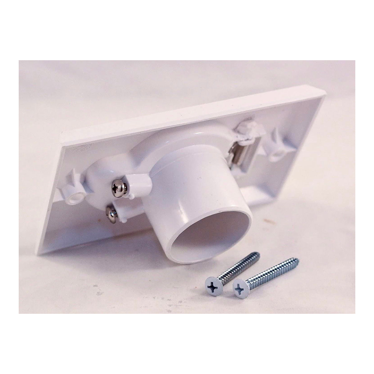 Central Vacuum Standard Inlet Valve Plate - White